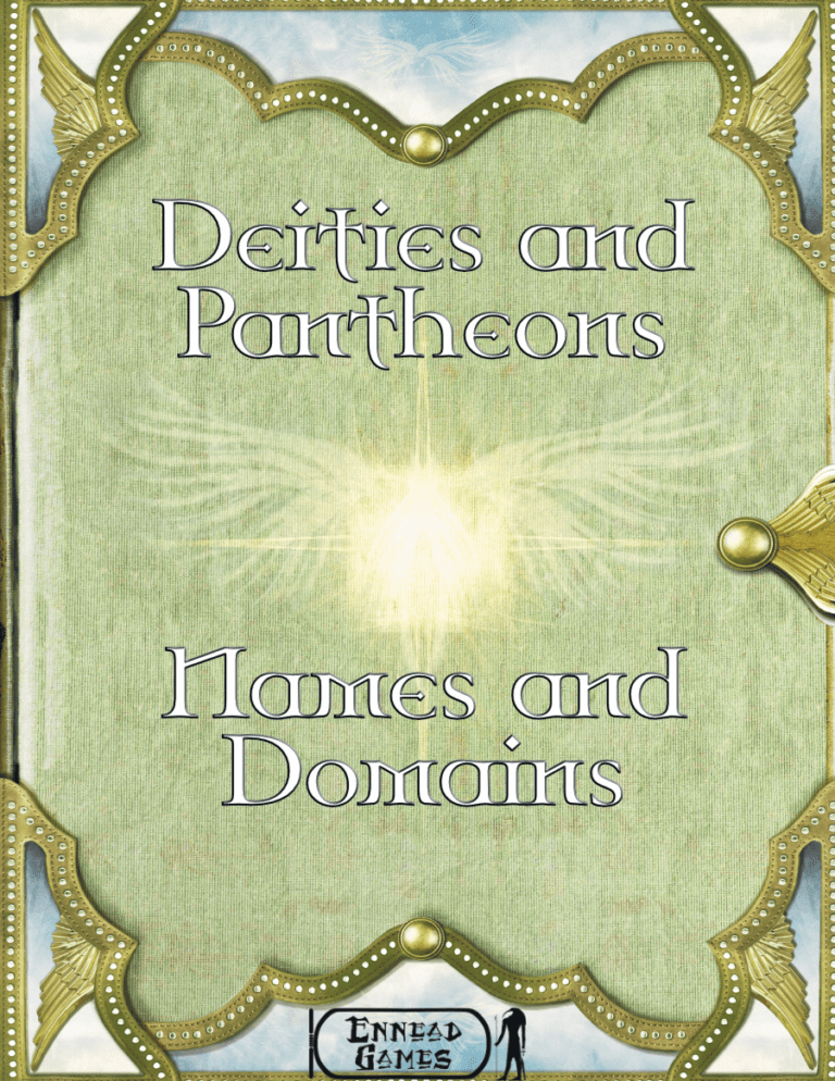 [PDF] Deities and Pantheons - Names and Domains