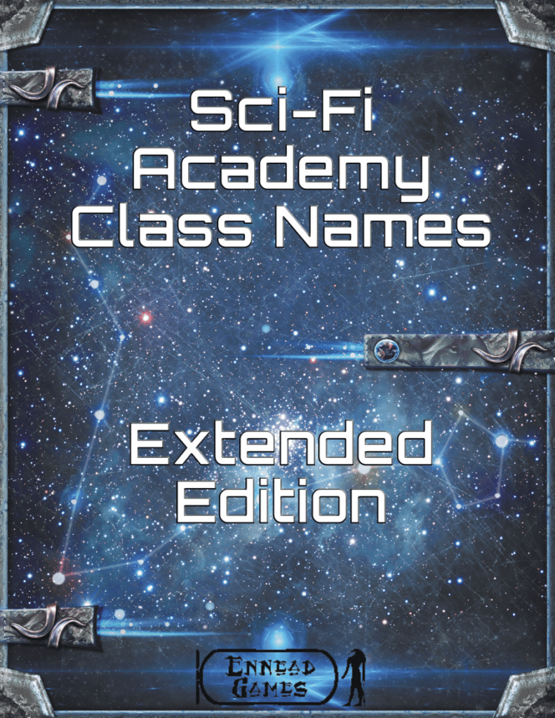 [PDF] SciFi Academy Class Names - Extended Edition